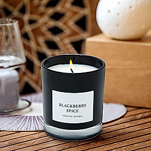 Candles for Home Scented, 8.8oz BlackBerry Spice Aromatherapy Candles Scented with Long Lasting Burning, Highly Home Scented Candles for Stress Relief Relaxation, Jar Candle Gifts for Women Men
