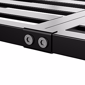 TUFFIOM Overhead Garage Storage Rack, 3x8 ft Garage Ceiling Storage Racks, Heavy Duty Adjustable Upgraded Reinforced Hanging Storage Rack for Garage Storage, Organization, 750 lbs Capacity, 22''-40"