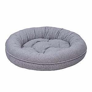 Arlee 59-00935GRY Donut Lounger and Cuddler Pet Bed, Large/X-Large, Gray