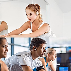 Earbud Hooks, Ear Attachment Loop for Wireless Ear Hooks for Airpods Universal Earhooks for Airpods Earbuds Anti-Lost Secure 27x48mm (BlackB2)