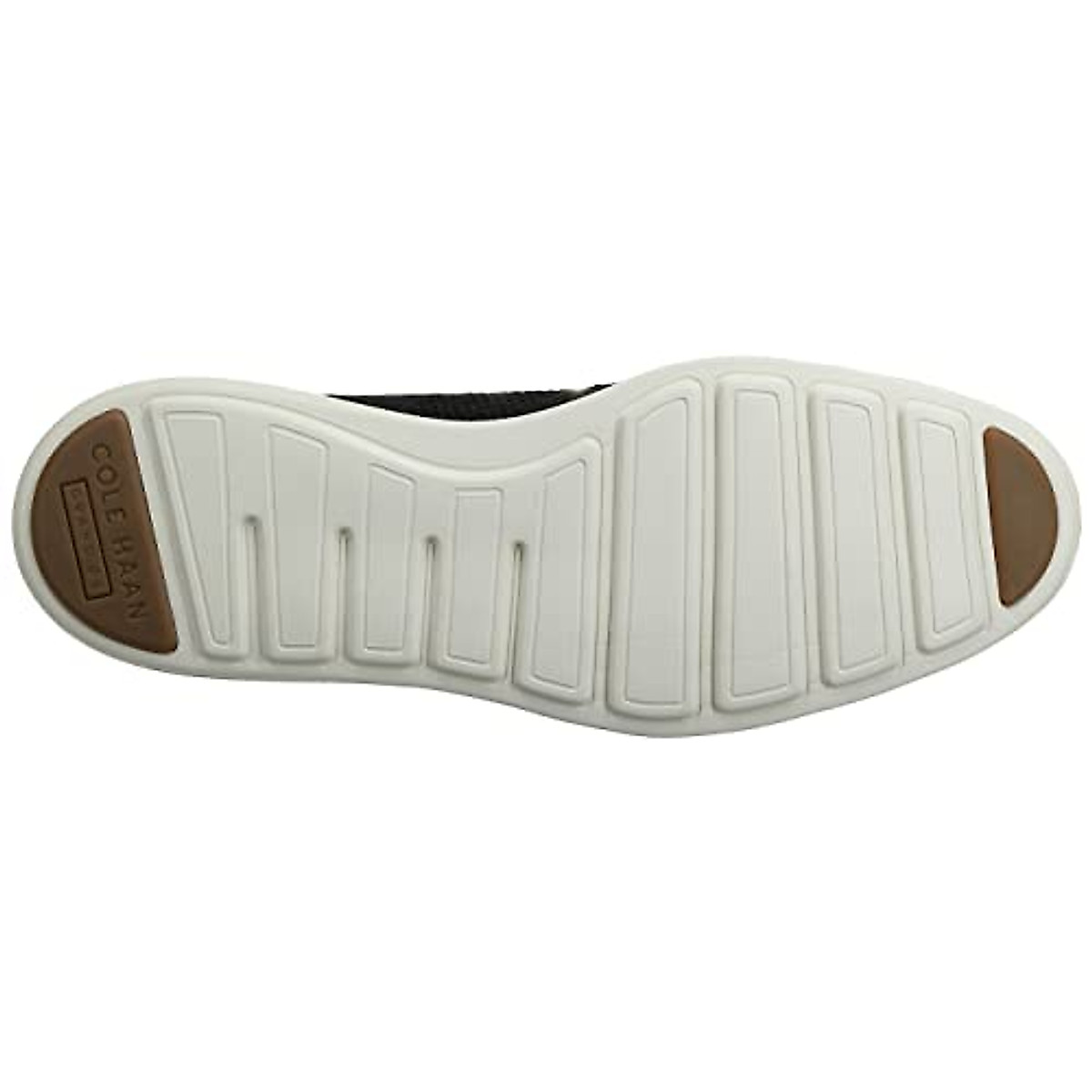 Cole Haan Men's Original Grand Knit Wing TIP II Sneaker, BLACK/IVORY, 10 M US