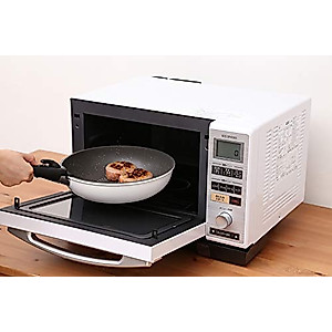 Iris Frying pan [1] White/Marble 6-Point Diamond-Coated Bread Set IH corresponding ISN-SE6