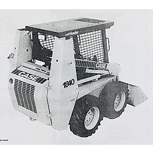 Case 1840 Uni Loader Parts Manual Catalog Skid Steer Assembly Exploded Views
