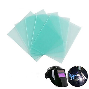 10 Pcs Welding Protective Lens Replacement Viewing Screen Transparent Cover Lens Cover for Welding Helmet（4.33 x 3.54 inch）