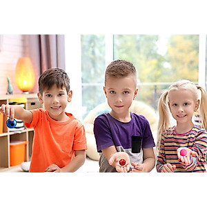 KISEER 50 Pieces Assorted Colorful Bouncy Balls Bulk Mixed Pattern High Bouncing Balls for Kids Party Favors, Prizes, Birthdays Gift (28 mm)