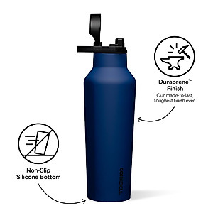 Corkcicle. Midnight Navy Sport Canteen Bottle 20oz, 1 EA