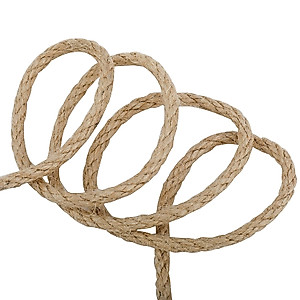 PetierWeit Natural Jute Twine Hemp Rope 164 Feet 6mm(1/4 Inch) Hemp Rope Soft Durable Rope Without Nasty Chemical Smell Excellent for Ribbon Wrap and Other Crafts Accessory