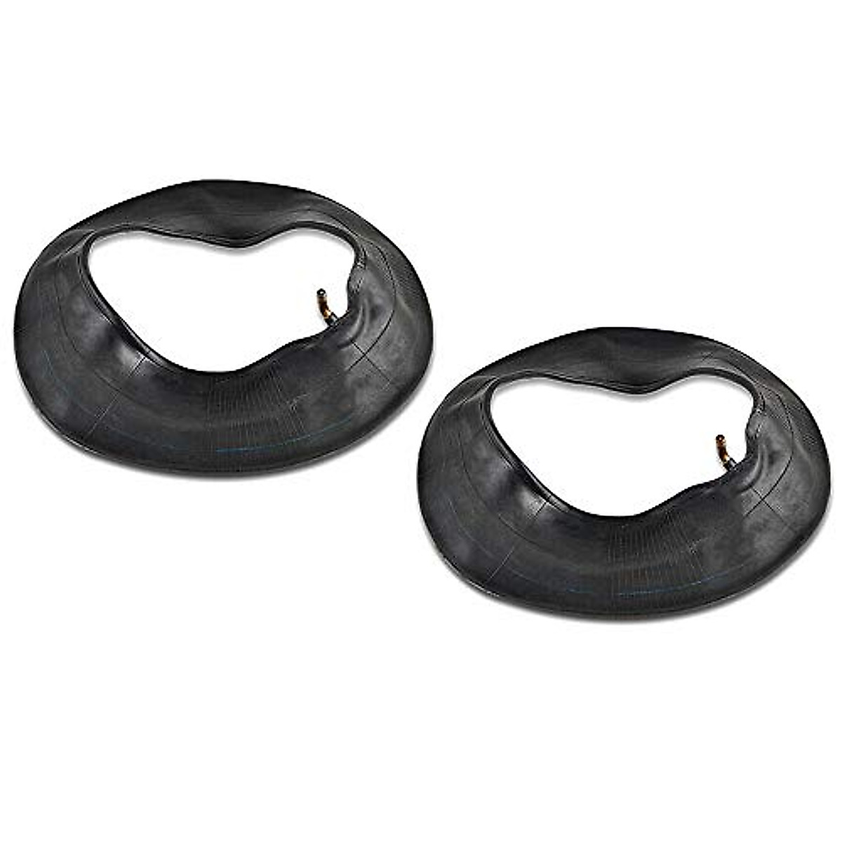 JJDD Carkio 3.50-8/3.00-8 Inner Tubes with Bent Valve Stem for pneumatic wheelbarrow wheel,cart wheel, garden cart, wagons - 2pcs