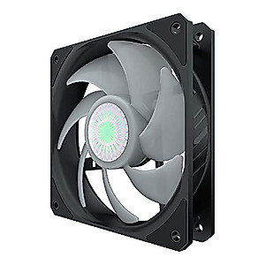 Cooler Master SickleFlow 120 Black Case & Cooling Fan - Improved Air Balance Blades, 62 CFM, 2.5 mmH2O, 8 to 27 dBA - Black