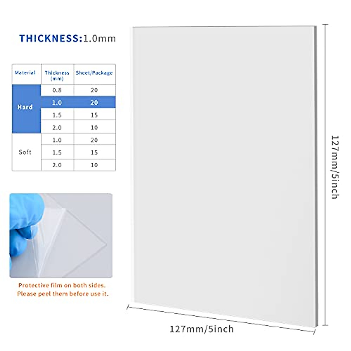 faruijie Thermoforming Dental Sheet Vacuum Forming Splint Sheets Professional Former Plastic