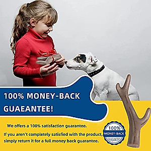 NOUGAT Dog Chew Toy- Dog Toys for Aggressive Chewer- Durable Dog Toys Puppy Teething Chew Toys for Large Size Dogs,Tough Dog Toys Keep Dogs Busy,Suit for Small and Medium Dog,Bacon Flavor (Stick)