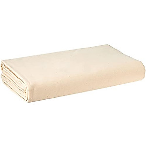 AK TRADING CO. AK Trading 60" Wide Natural Muslin, 100% Cotton Fabric, Unbleached-5 Yards