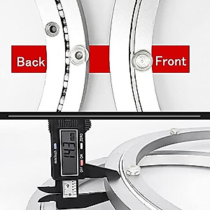 Heavy-duty Aluminum Rotary Bearing Lazy Susan Table Bearing Turntable Bearing Base Hardware, Large Table Bearing 8in 16in 24in 32in, Smooth Silent Industrial Swivel Base ( Size : 16 inches (400mm) )