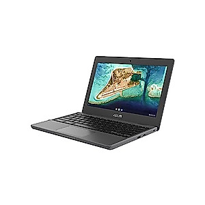 ASUS 11.6'' LCD HD（1366 x 768） Rugged Chromebook CR1 Intel Celeron N5100, 1.1 GHz, 8GB, 32GB eMMC, UHD Graphics, Chrome OS, Dark Gray, Webcam, Bluetooth, Wi-Fi 6 + Accessories
