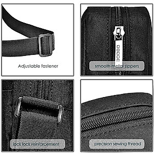 OSOCE Messenger Bag, Crossbody Bag Shoulder Bag for Men Water Resistant Man Bag Man Purse for Business Office, L