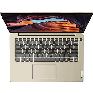 Lenovo IdeaPad 3 Laptop, 14" FHD Display, AMD Ryzen 7 5700U, 36GB RAM, 2TB PCIe M.2 SSD, Wi-Fi 6, Windows 11 Home, Webcam, Fingerprint Reader, Backlit Keyboard, HDMI, Beige/Sand