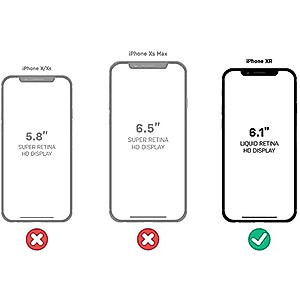 OtterBox Symmetry Series Ultra Slim Case for iPhone XR (Only) - Retail Packaging - Love Triangle