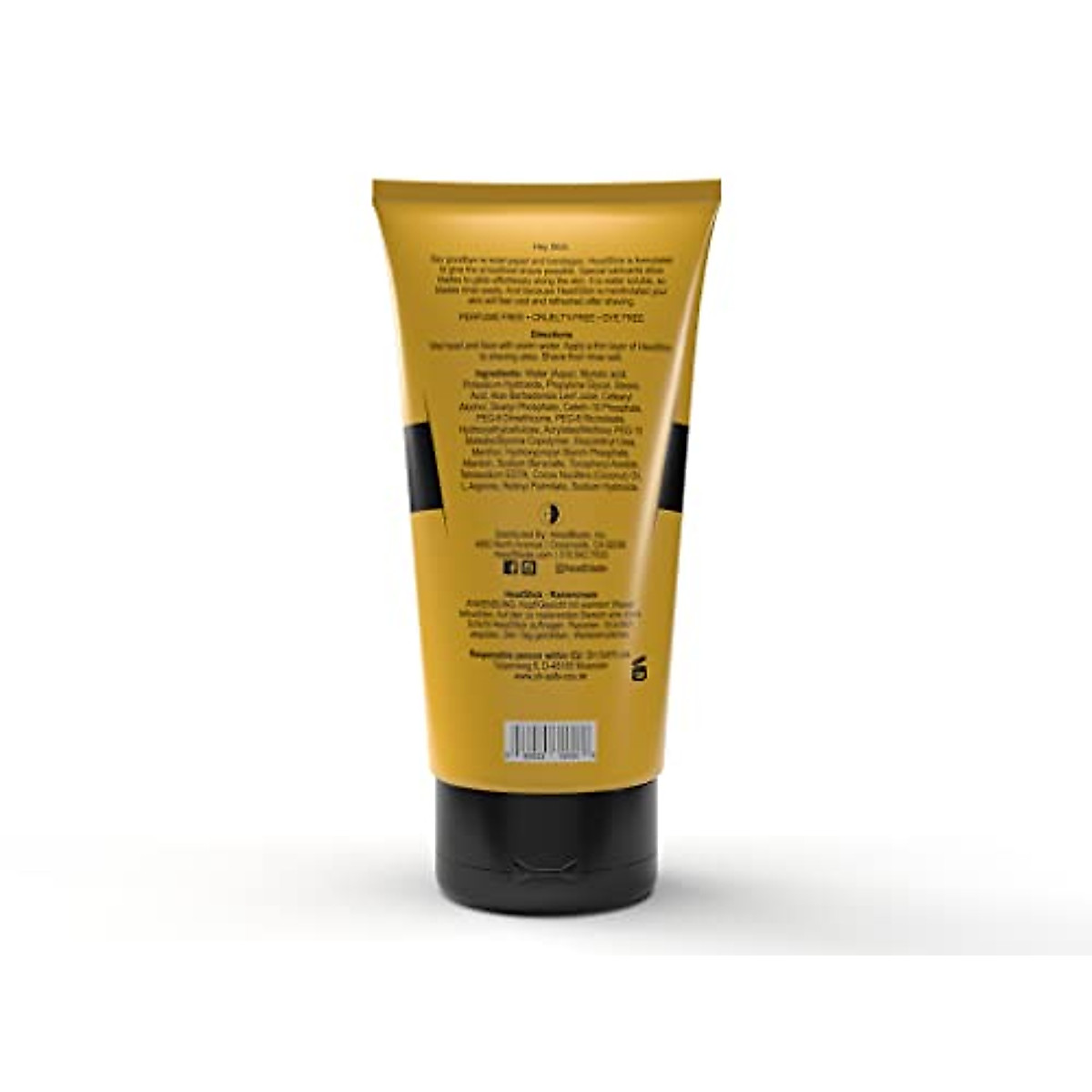 HeadBlade HeadSlick Shave Cream 5 oz for Smooth Head shaving for Bald Men, Helps with Irritation, Redness, & Razor Burn