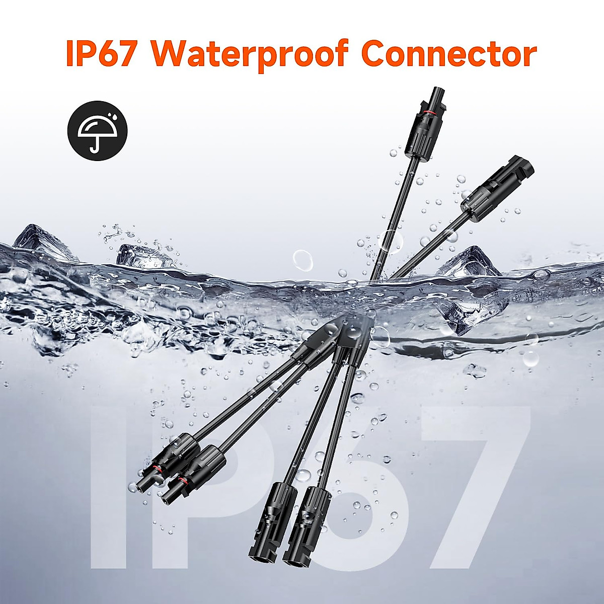 RICH SOLAR Y Branch Connectors (2 Pairs M/FF and F/MM)