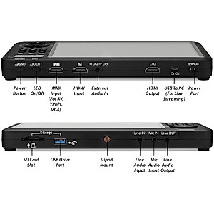 ClearClick HD Video Capture Box Ultimate 2.0 (Second Generation) - Capture and Stream Video from HDMI, RCA, VHS, VCR, DVD, Camcorders, Hi8