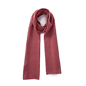 GreenMount Women's Scarf 100% Cashmere Knitted Scarf Shawl Plant Dyeing Warm Soft for Fall Winter Women