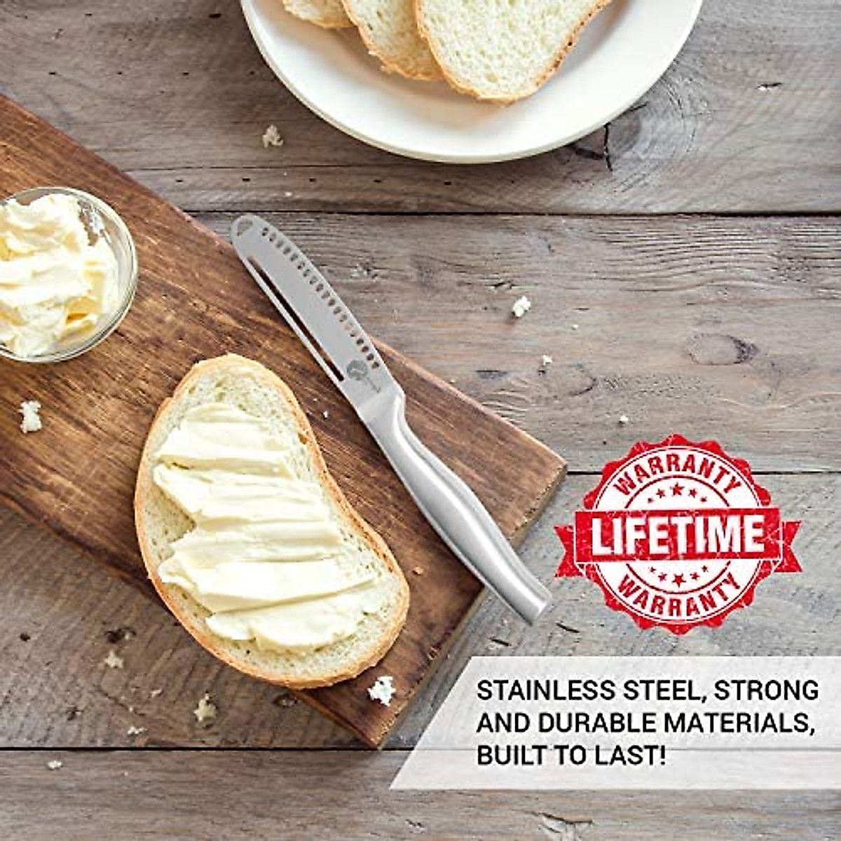 Simple preading Magic Butter Knife Spreader and Curler - Complete Your Kitchen Knives Set, Curl Your Butter with Ease 3 Different Ways (2).