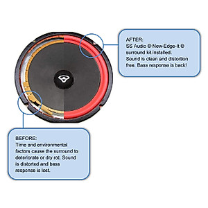 Cerwin Vega 12 Inch Foam Speaker Repair Kit FSK-12AR (PAIR)