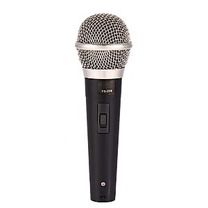 Serounder Wired Dynamic Microphone, Professional Handheld Wired Omni-Directional Microphone Clear Voice for Karaoke Vocal Music Performance