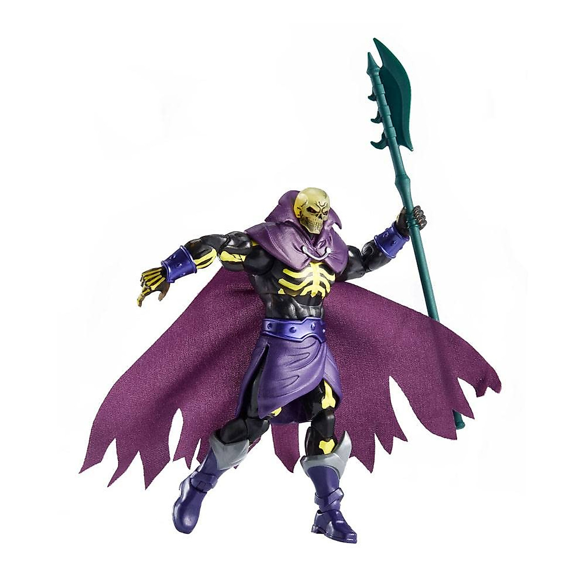Masters of the Universe Masterverse Scare Glow Action Figure with Glow-in-The-Dark Head & Accessories, 7-inch Motu Collectible Gift for Fans 6 Years Old & Up