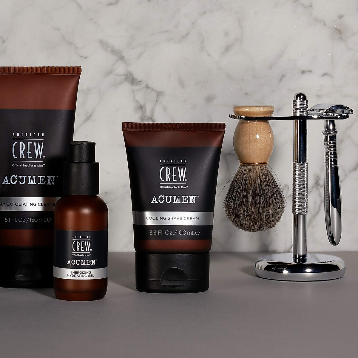 American Crew After Shave Lotion for Men, Cooling Dual Action Lotion, 3.3 Fl Oz