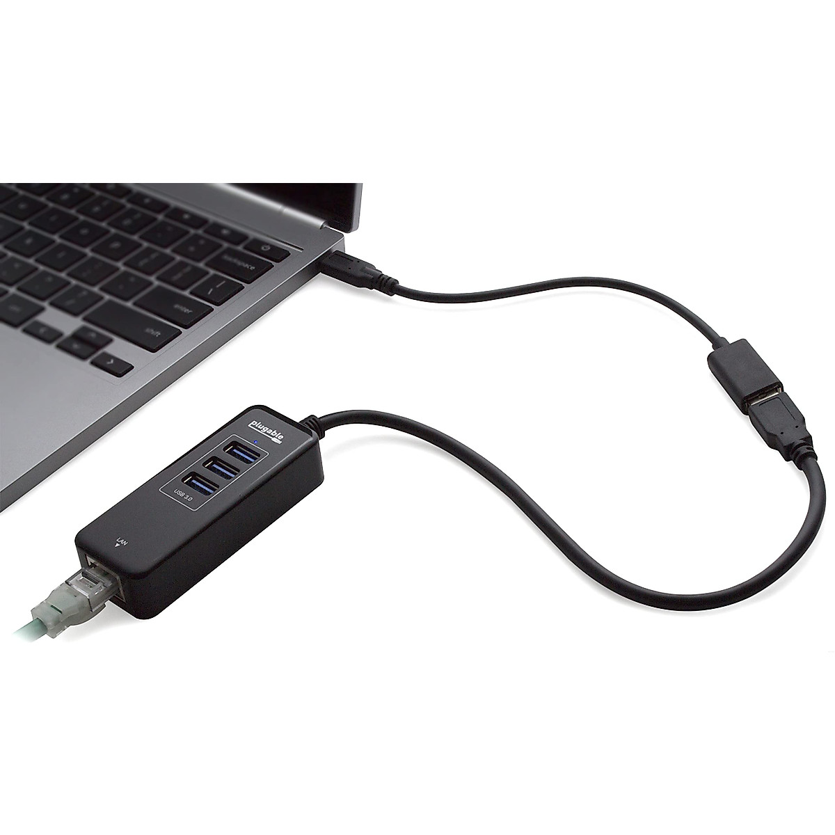Plugable USB C to USB Adapter Cable with Driverless Technology, Enables Connection of USB Type C Laptop, Tablet, or Phone to a USB 3.0 Device (8 inch / 20 cm)