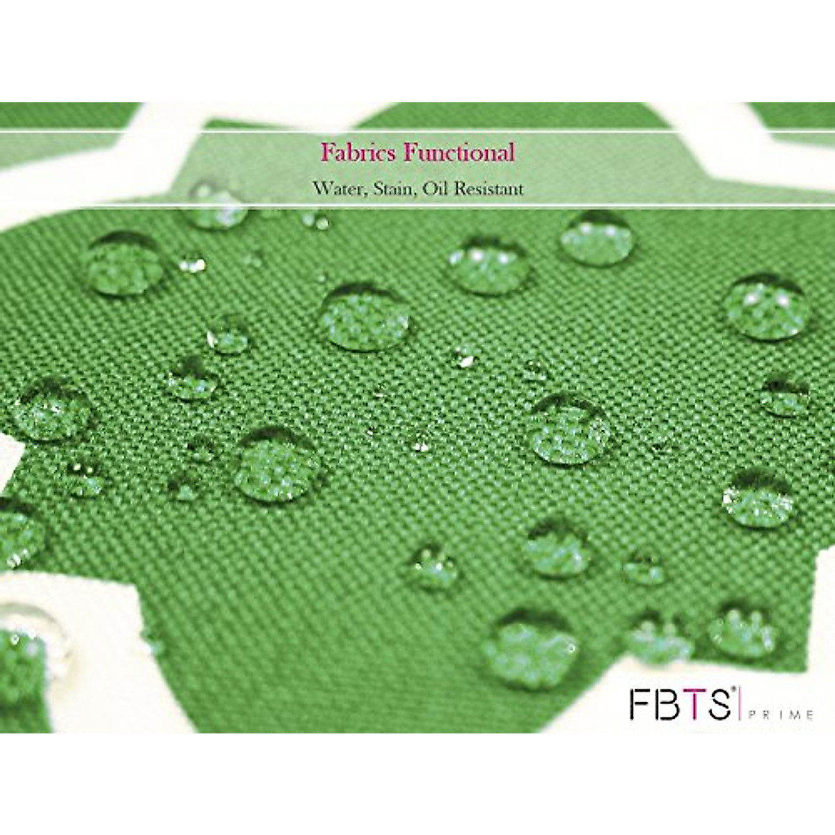 FBTS Prime Outdoor Seat Cushions Set of 2 Patio Chair Cushions with Ties 16x17 Inch Green Paisley U-Shape Chair Pads for Outdoor Patio Furniture Garden Home Office