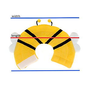 SkyReese - Soft Small Dog/Puppy/Cat Cone | Cute Bumblebee Cone for Small Dogs, Puppies & Cats After Surgery, Wound Care, Spay & Neuter | Dog Recovery Cones & Collars | 100% Polyester (Large)