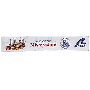 Artesanía Latina - Wooden Model Ship Kit - Paddle Steamer King of The Mississippi - Model 20515, Scale 1:80 - Scale Models for Assembling - Intermediate Level