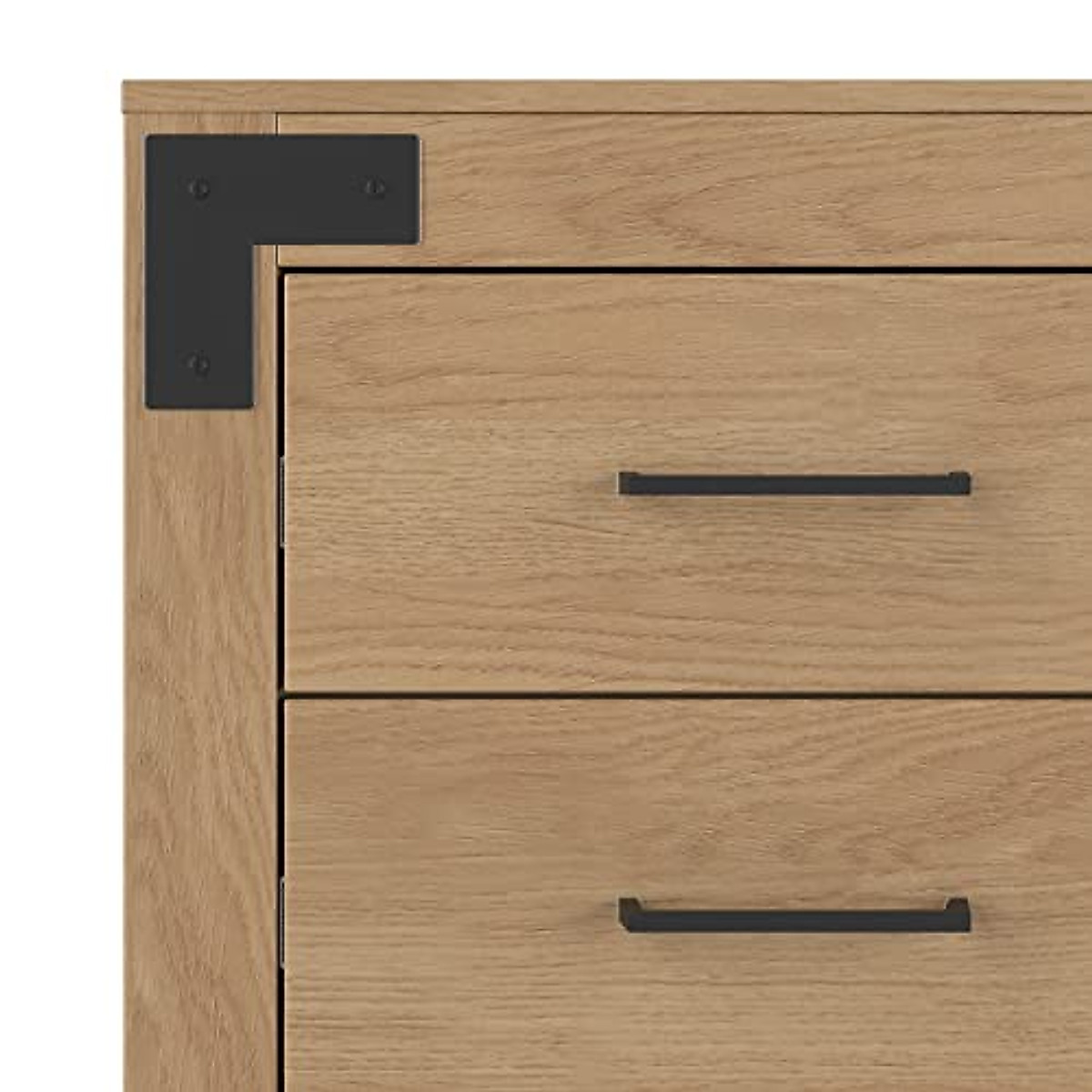 Child Craft Lucas 3 Drawer Wood Dresser, Anti-Tip Kit, Extra-Large Storage for Baby Nursery, Kid’s Room (Nutmeg)