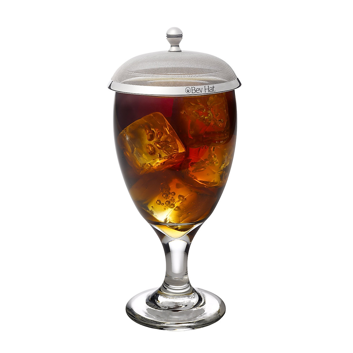 BevHat Stainless Steel Wine Glass Cover (Pack of 2). Keep The Bugs Out of Your Drinks. For Coffee Mugs, Tea Cups, Water Glasses. Wine Accessories to Protect Your Beverage Outside.