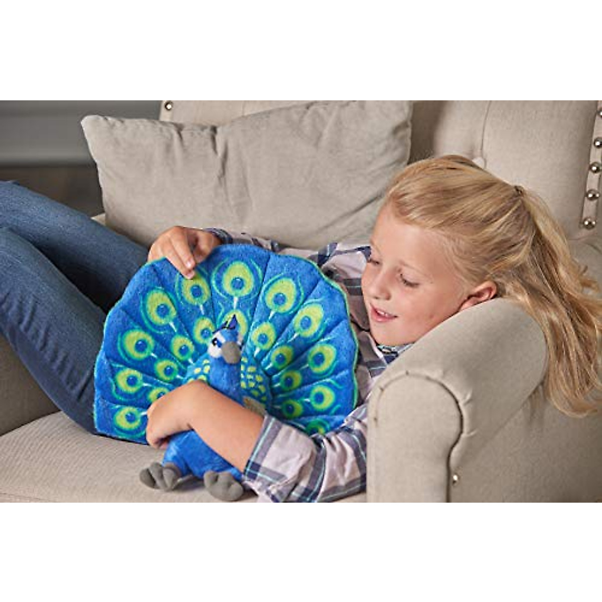 Wild Republic Peacock Plush, Stuffed Animal, Plush Toy, Gifts for Kids, Cuddlekins 12 Inches