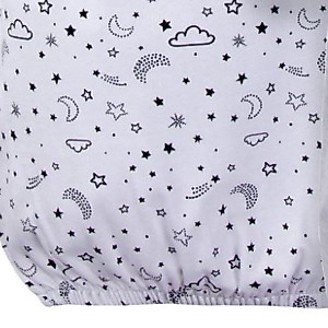 Gerber Unisex Baby Boy and Girls 4-Pack Sleeper Gown Star 0-6 Months