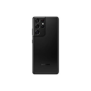 Samsung Galaxy S21 Ultra 5G SM-G998B/DS 256GB 12GB RAM Factory Unlocked (GSM Only | No CDMA - not Compatible with Verizon/Sprint) International Version - Phantom Black