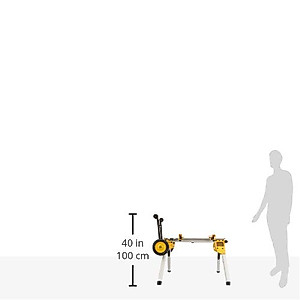 DEWALT Table Saw Stand, Rolling Stand, Collapsible and Portable, Lightweight and Compact (DW7440RS)