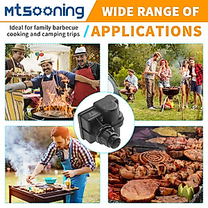 Mtsooning Universal Spark Generator, 5 Male Outlet Push Button Ignitor, AA Battery Igniter Replacement for Broil King, Broil-Mate, Sterling, Silver Chef, Amana, Uniflame, Surefire, BBQ Pro, Fire Pit