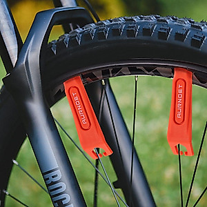 Aurnoet Bicycle Tire Levers,Tire Changing Tool,Bike Tire Repair Kits(Black Red Green Orange Purple)