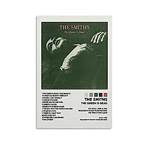 The Smiths The Queen Is Dead Album Cover Poster Canvas Art Poster And Wall Art Hanging Decor for Modern Family Corridor Posters 12x18inch(30x45cm)