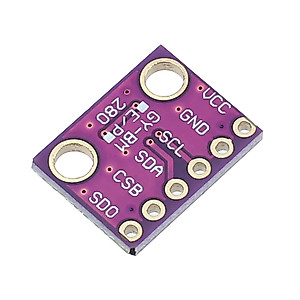 BME280 3.3V Barometric Pressure Sensor Atmospheric Temperature Humidity Sensor Module I2C SPI Breakout Board for Arduino Weather Navigation GPS Monitor (Pack of 2)