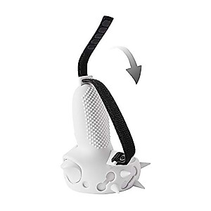 MOJOXR Silicone Grip Cover Compatible with Quest 2 Touch Controller Grips, Touch Controller Grip Accessories, Touch Controller Grip Sleeve, Enhanced VR Game Experience (Rivet-White)