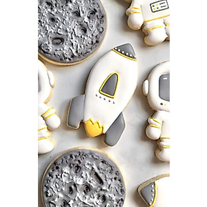 Space Rocket Cookie Cutter, 4" Made in USA by Ann Clark