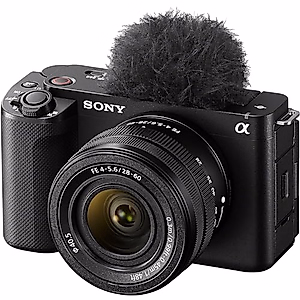 Sony Alpha ZV-E1 Full-Frame Interchangeable Lens Mirrorless Vlog Camera with 28-60mm Lens - Black Body