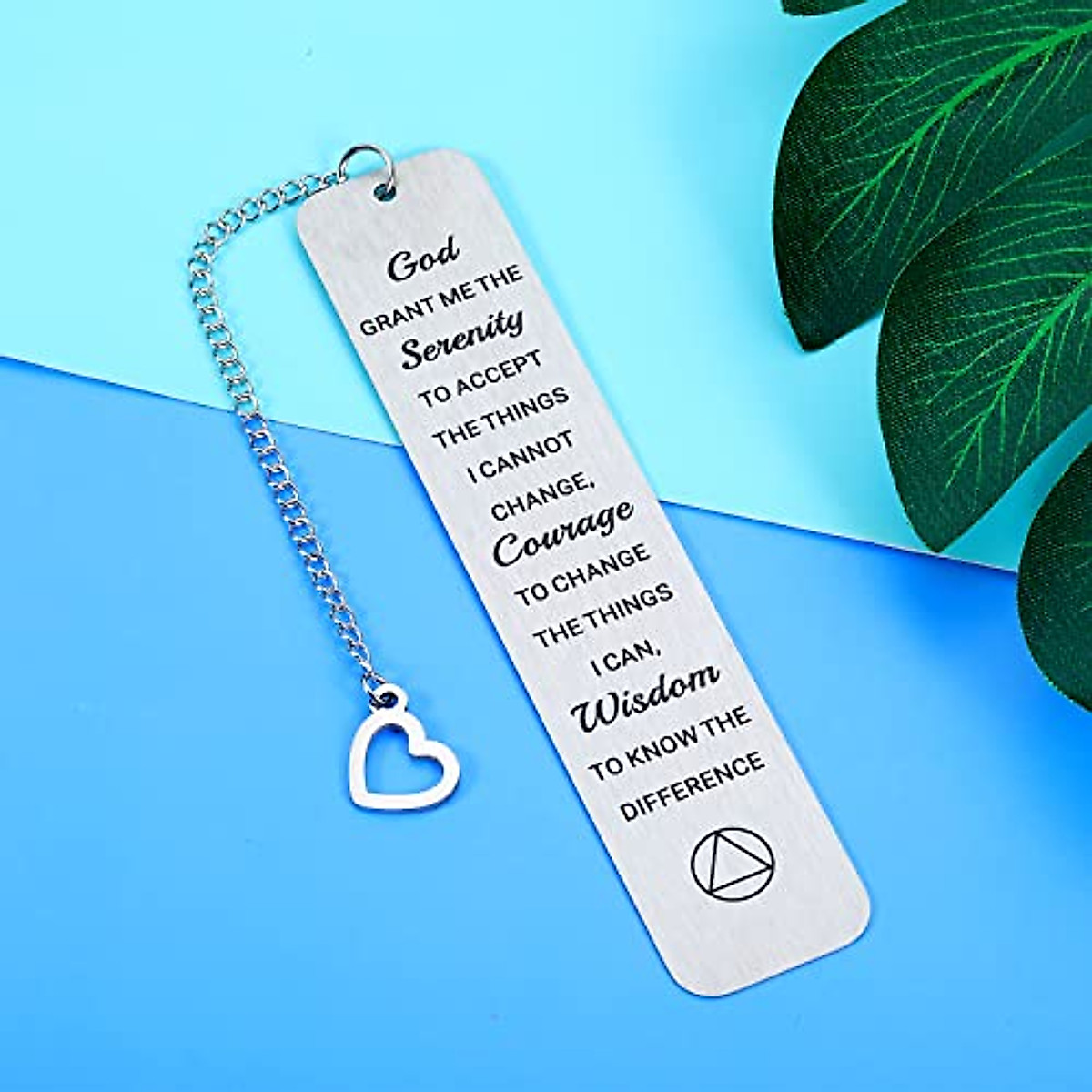 Sobriety Recovery AA Gifts Christian Bookmarks Gifts for Women Men Religious Bible Verse Book Markers Baptism Serenity Prayer After Surgery Cancer Survivor Gifts Christmas Birthday Gifts for Friends