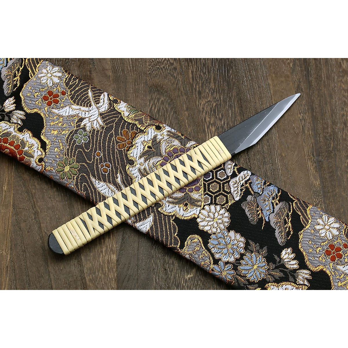 Yoshihiro High Carbon White Steel #1 Kiridashi Knife Made in Japan Chef Tools (Width:18mm)