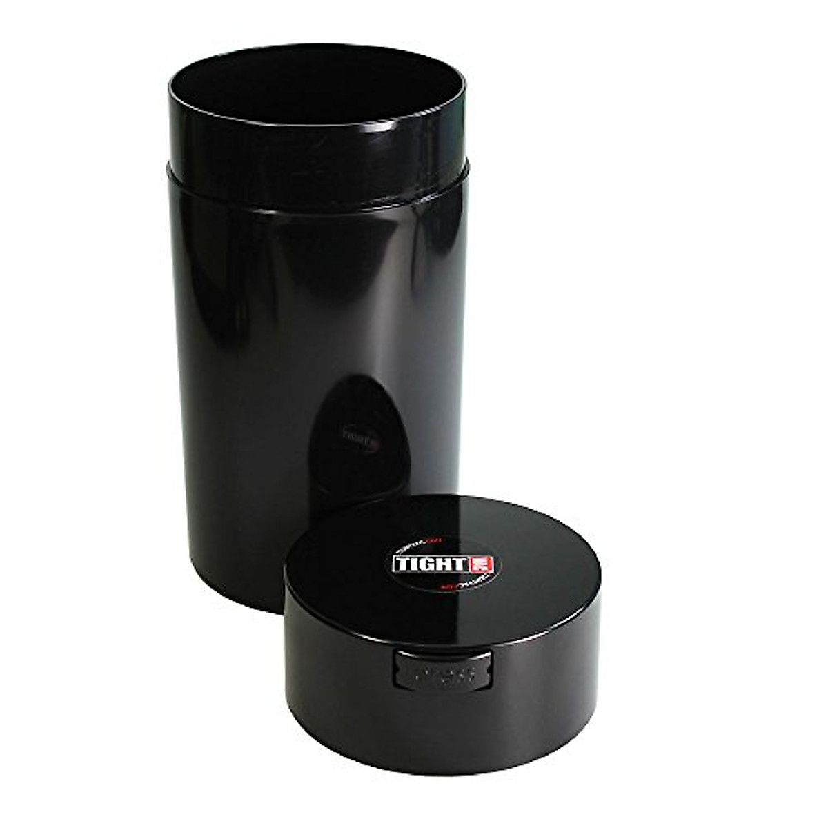 Tightvac 3 to 12 Oz Vacuum Sealed Storage Container, 1.3-Liter/1.1-Quart, Black
